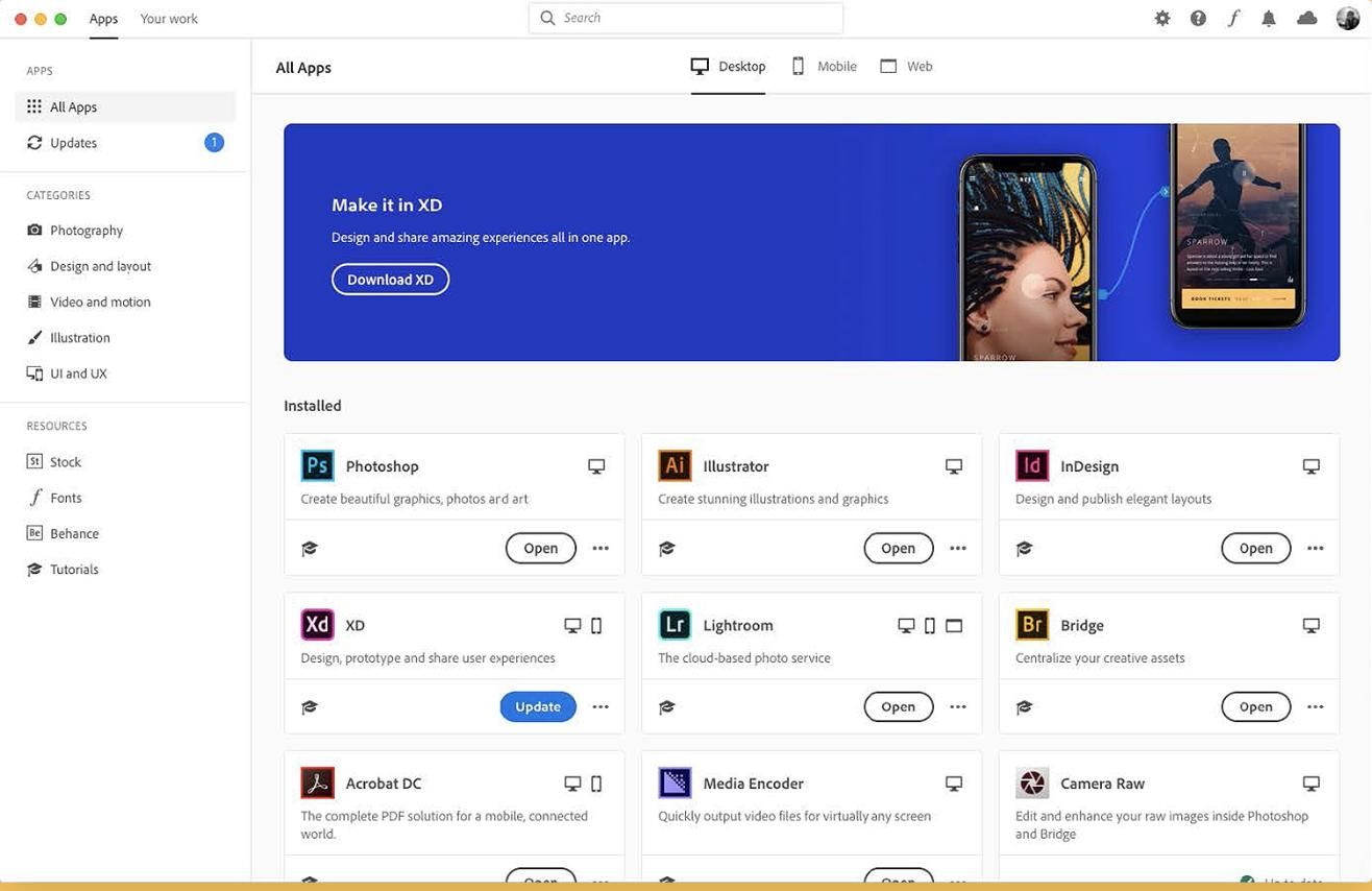 Adobe launches new version of its Creative Cloud desktop app for ...