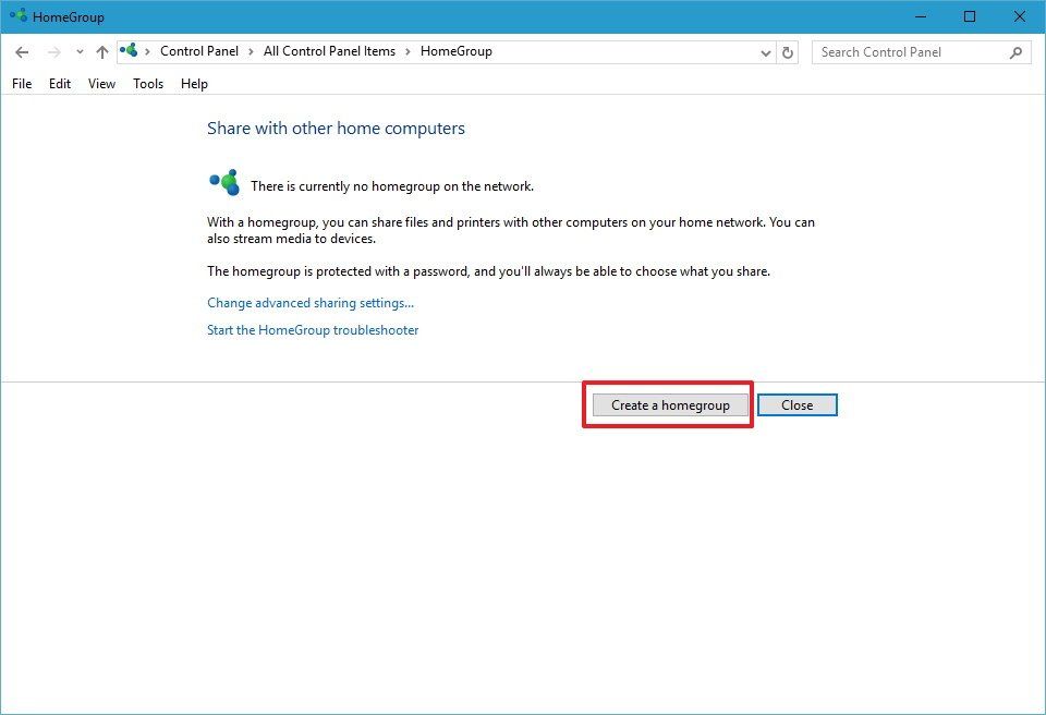 How to set up and manage Windows 10 HomeGroup on a local network ...