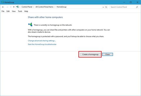 How to set up and manage Windows 10 HomeGroup on a local network ...