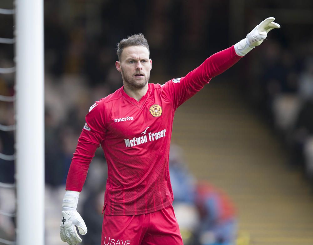 Motherwell’s Carson back in training after DVT recovery | FourFourTwo