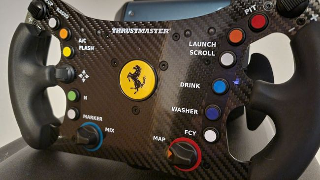 Thrustmaster Ferrari 488 GT3 racing wheel review - kicks like a horse ...