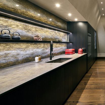 Over sink kitchen lighting ideas to illuminate your basin area | Ideal Home