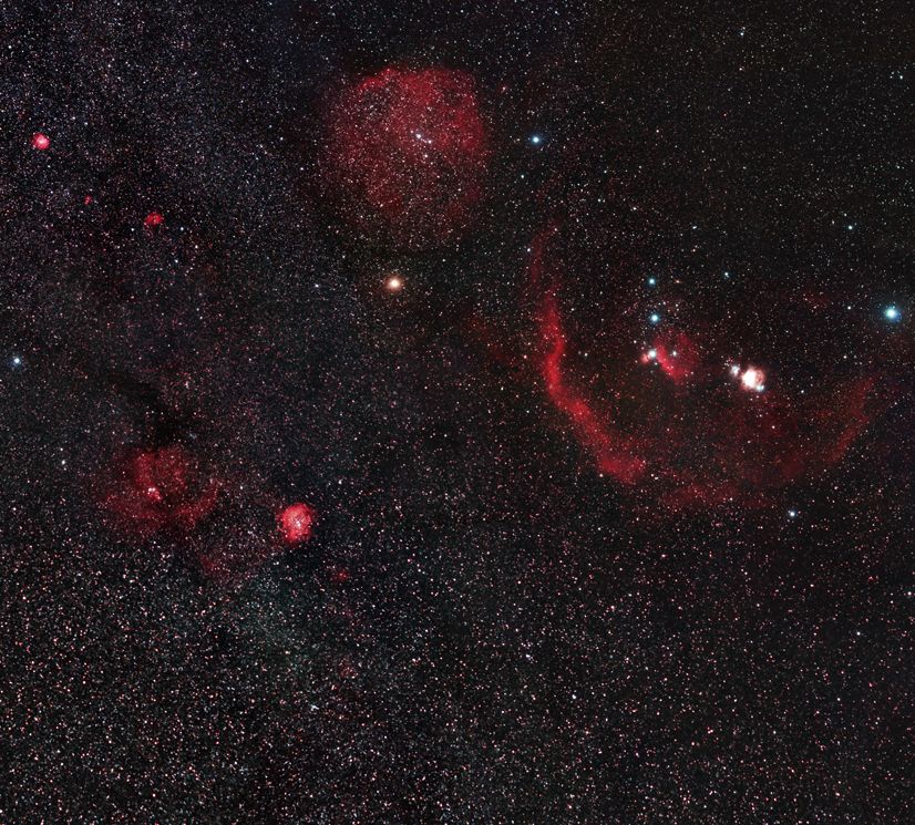 Hunter and Unicorn Constellations Shine in Night Sky Photo | Space