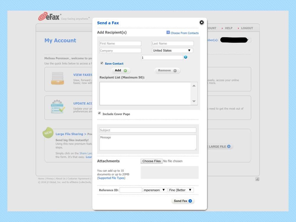 Efax Plus Review: High Price Still a Hurdle for Solid Fax Service | Tom ...