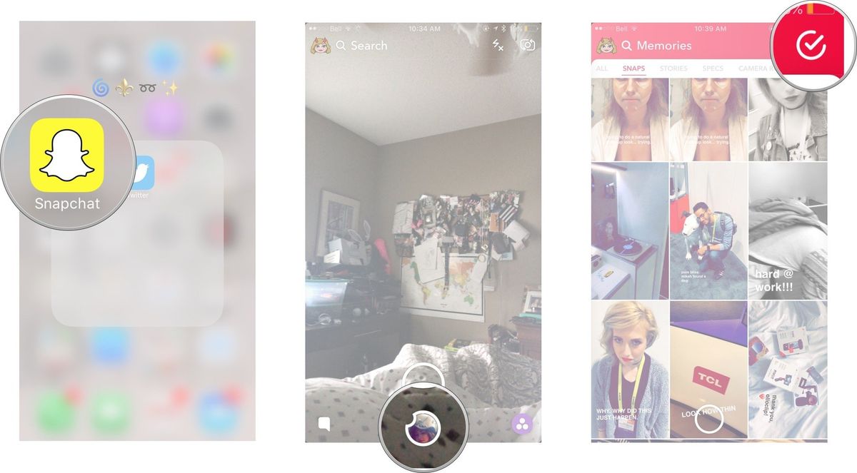 How use Memories on Snapchat | iMore