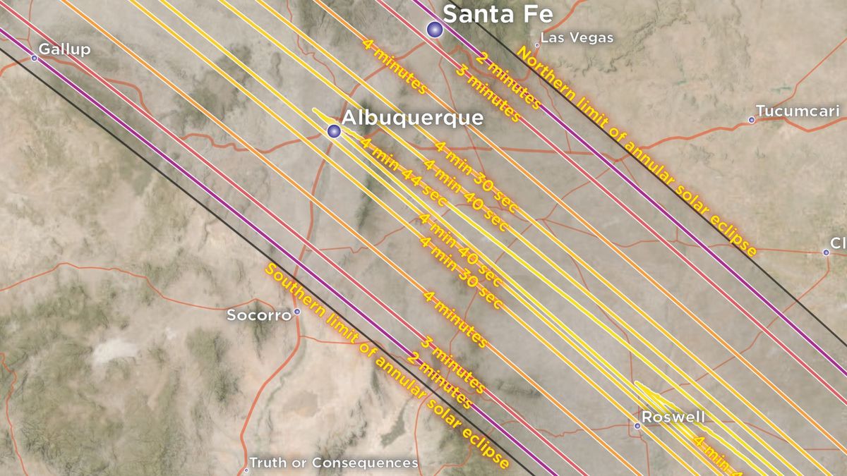 How to read and understand a solar eclipse map | Space