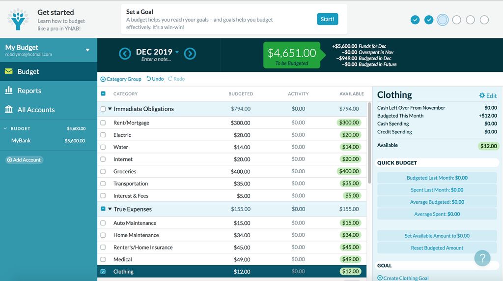 You Need a Budget (YNAB) | TechRadar