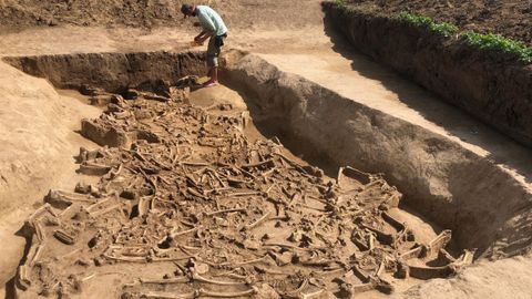 7,000-year-old mass grave in Slovakia may hold human sacrifice victims ...