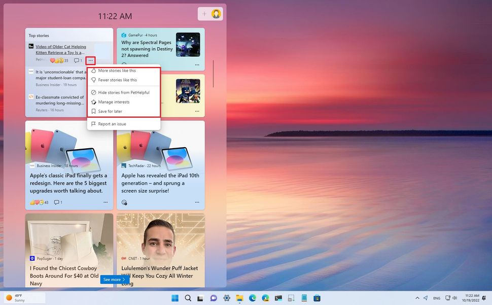 How to use the Widgets feature on Windows 11 | Windows Central