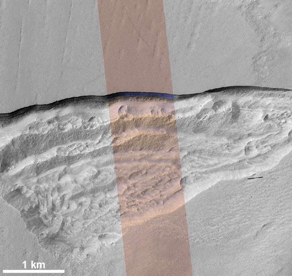 Big Sheets of Water Ice Lie Just Beneath the Surface of Mars | Space