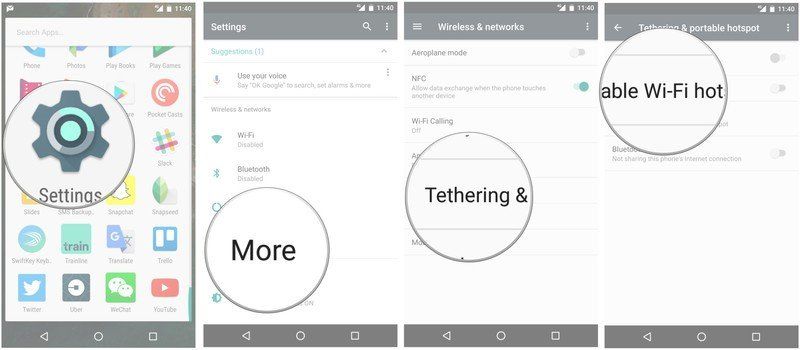 How to set up a Wi-Fi hotspot on an Android phone | Android Central