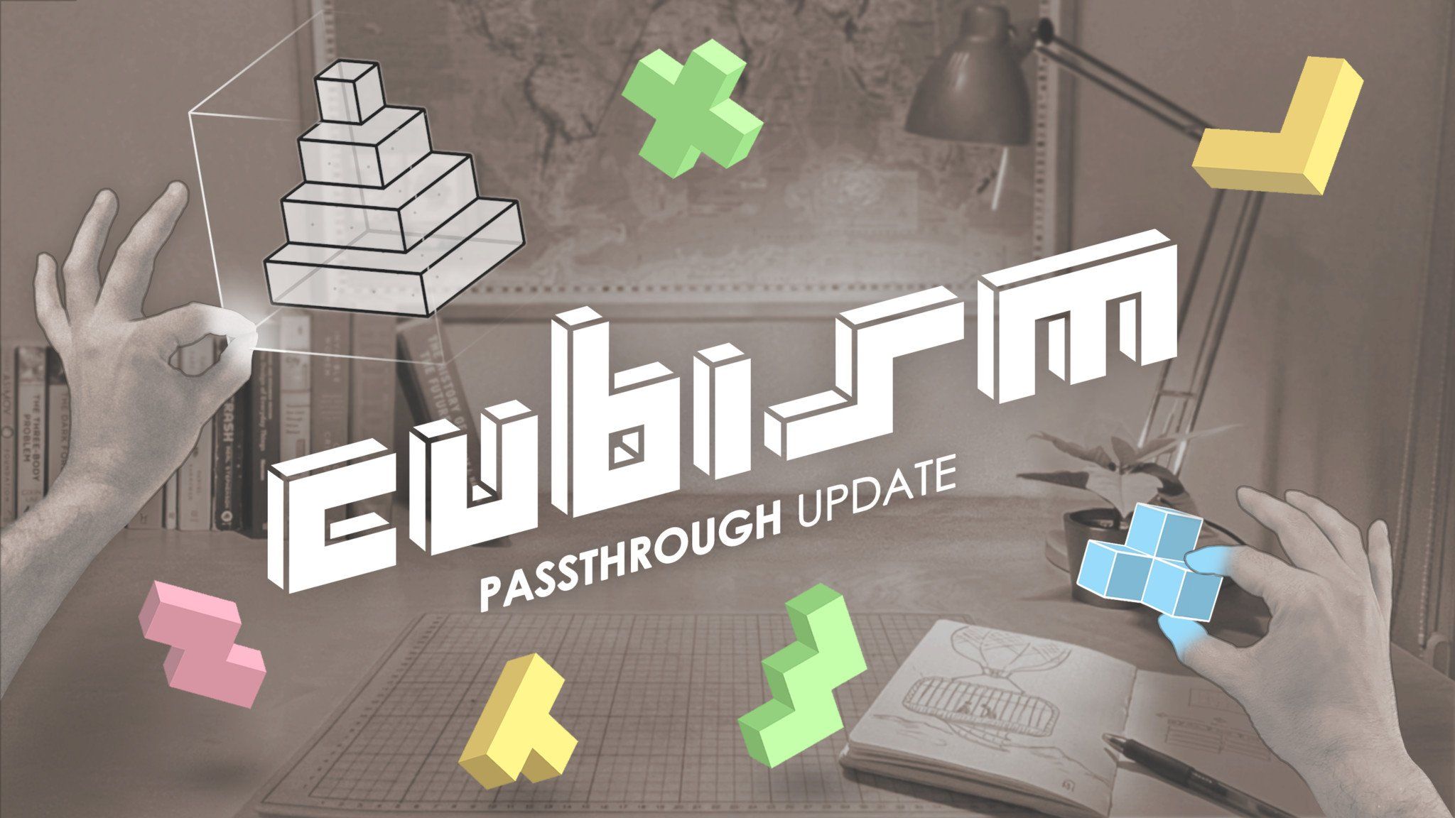 Solve puzzles at your table with Cubism's passthrough update on Quest ...