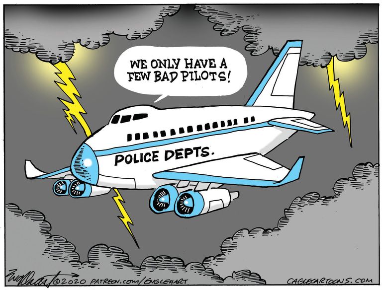 Editorial Cartoon U.S. police reform George Floyd | The Week