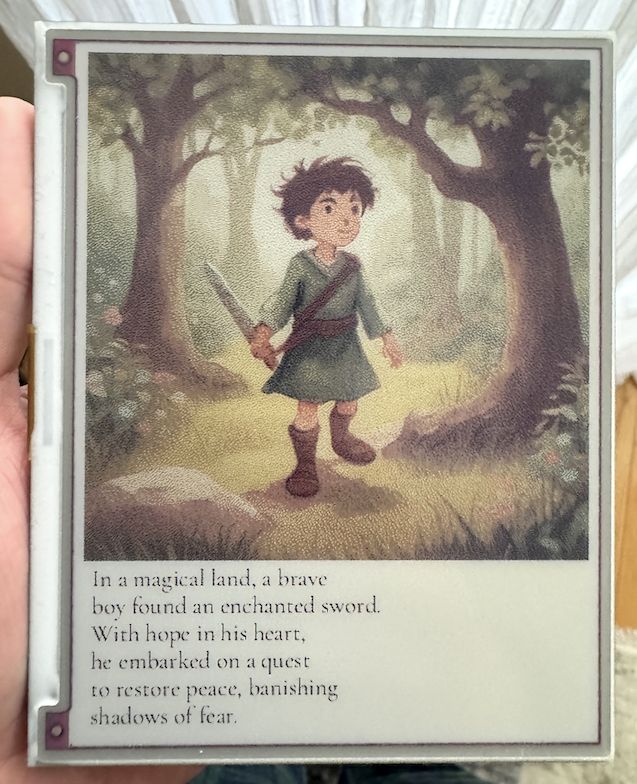 Raspberry Pi storybook uses AI to create stories with pictures on its ...