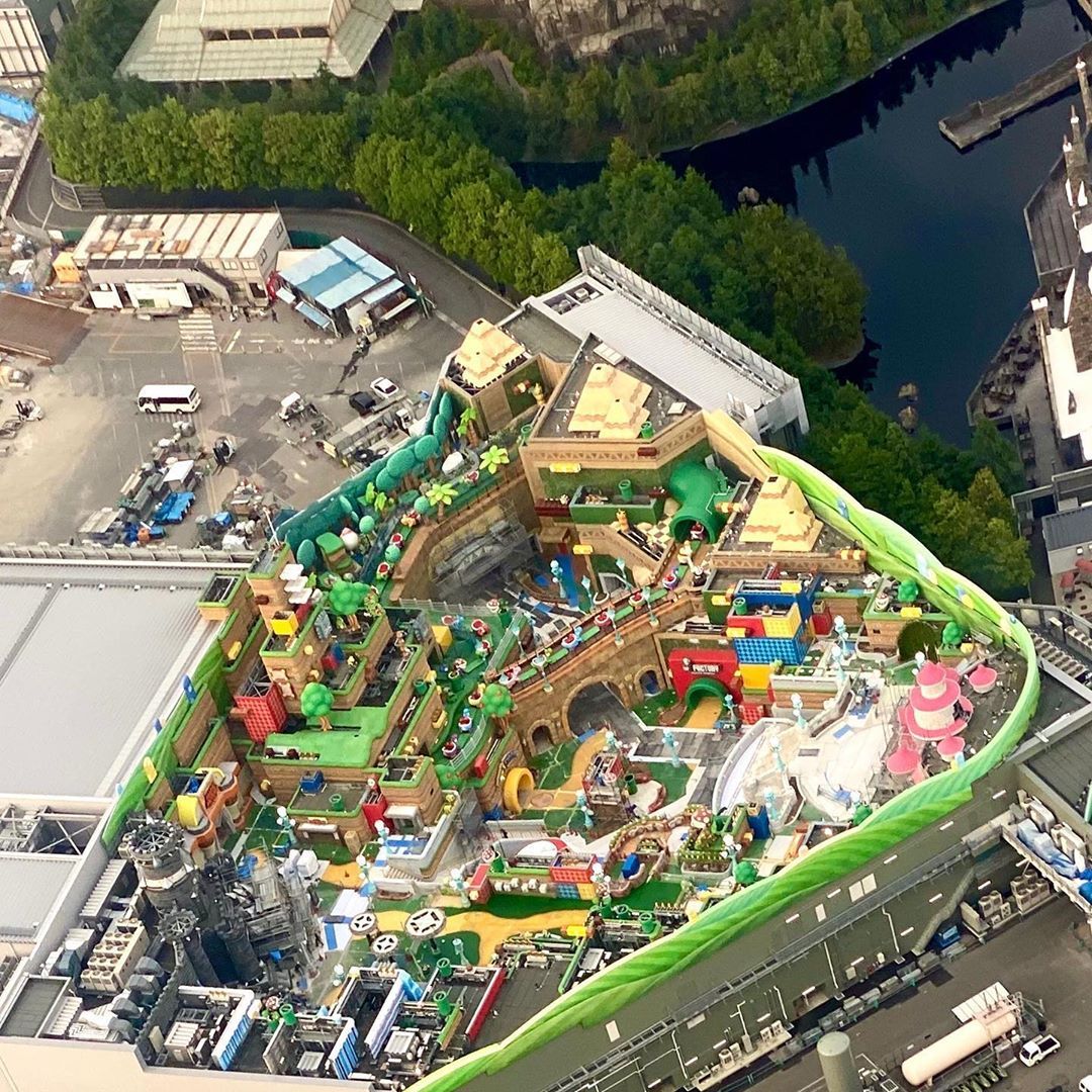 Super Nintendo World looks almost complete in new aerial shot | GamesRadar+