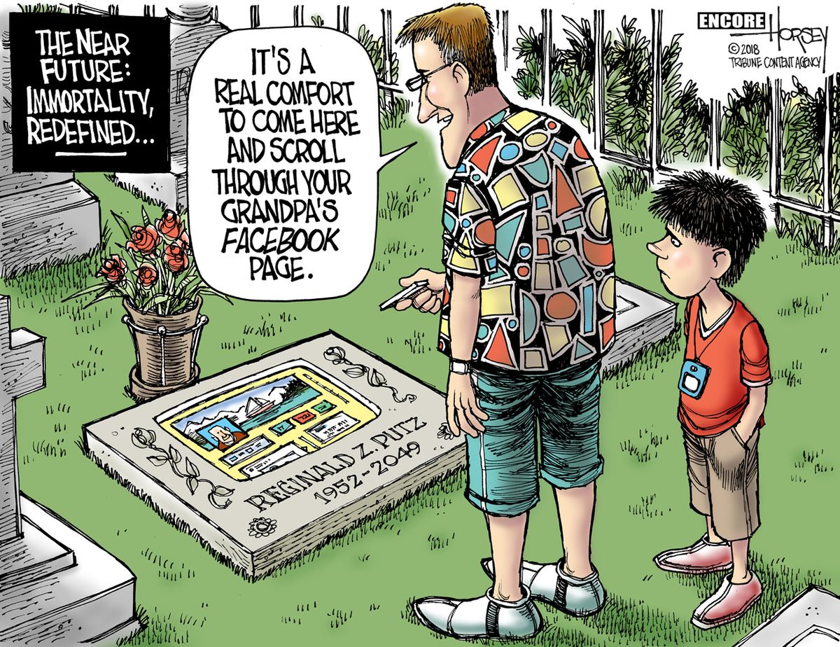 Editorial cartoon U.S. Facebook future | The Week