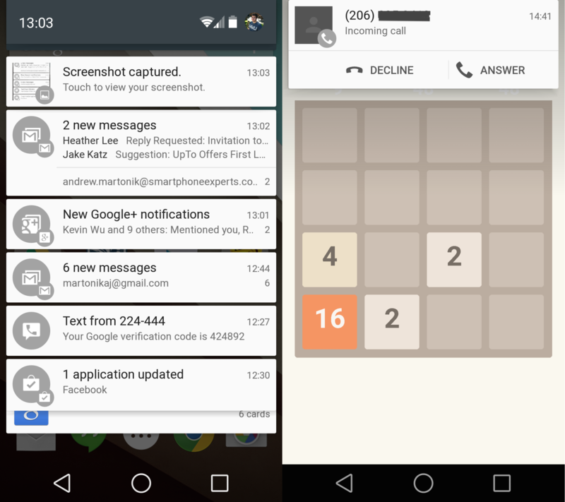 Android L preview: Notifications and lockscreen | Android Central
