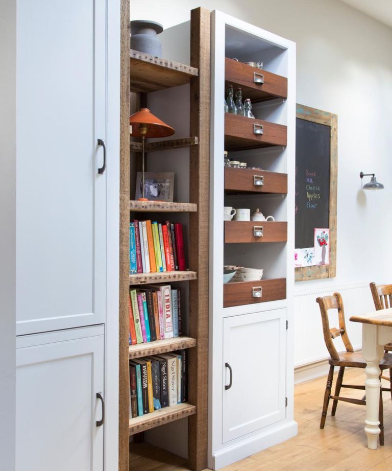 Lucy Mecklenburgh's kitchen library: cookbook display ideas | Ideal Home