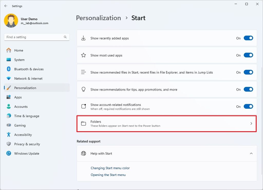 Manage Start menu settings on Windows 11 | Windows Central