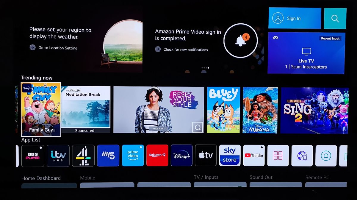 LG C2 review: "A leading-edge OLED TV" | GamesRadar+