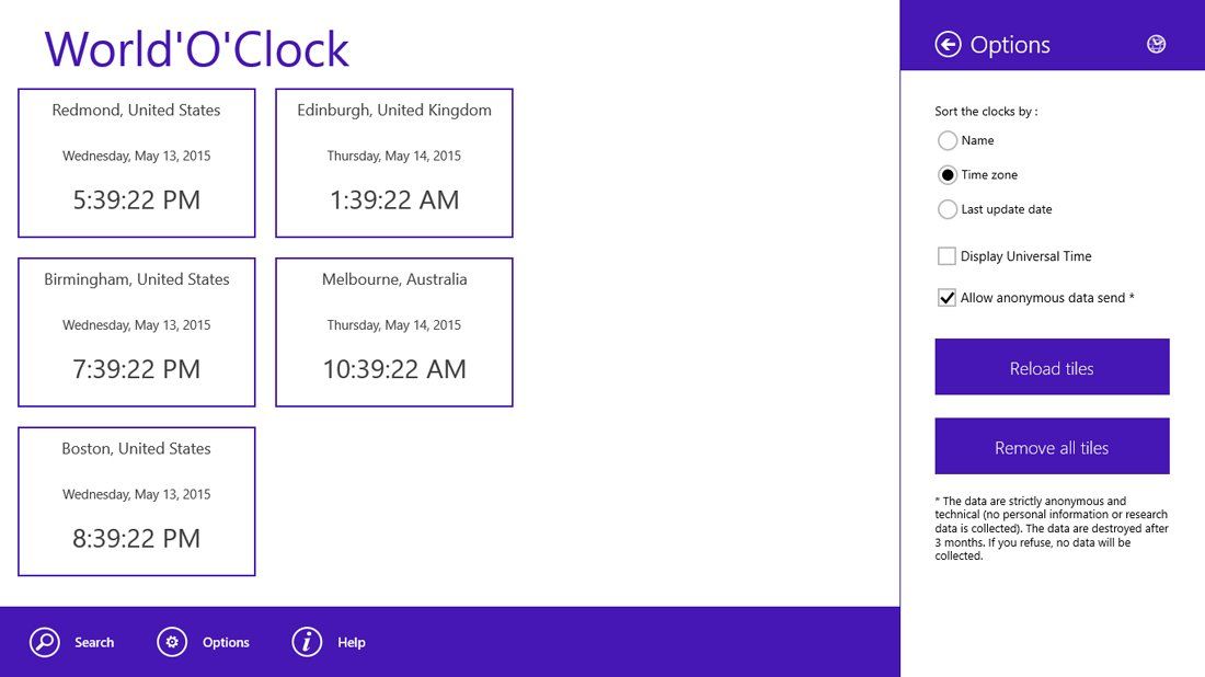 World'o'Clock – tracking global time zones from the comfort of your ...