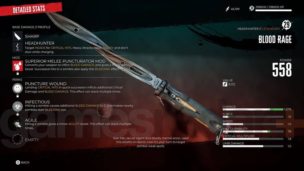 Dead Island 2 weapons, legendary & unique variants explained | GamesRadar+