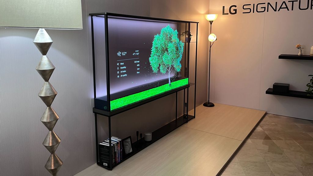 I tried LG’s amazing transparent OLED TV you’ll actually be able to buy ...