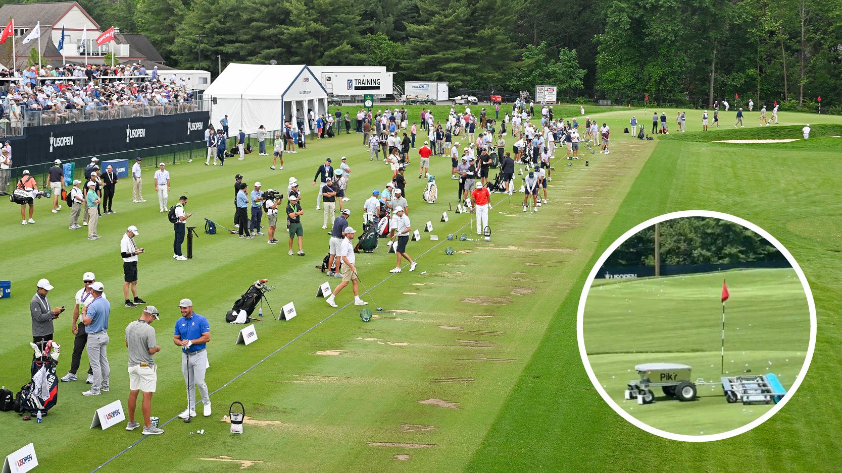 The $50,000+ Robot Ball Collector Spotted On The US Open Driving Range ...