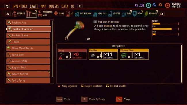 Grounded guide: How to craft all the basic tools and weapons | Windows ...