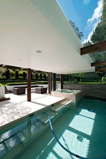 An Enviable Rear Extension With Swimming Pool in London's Highgate