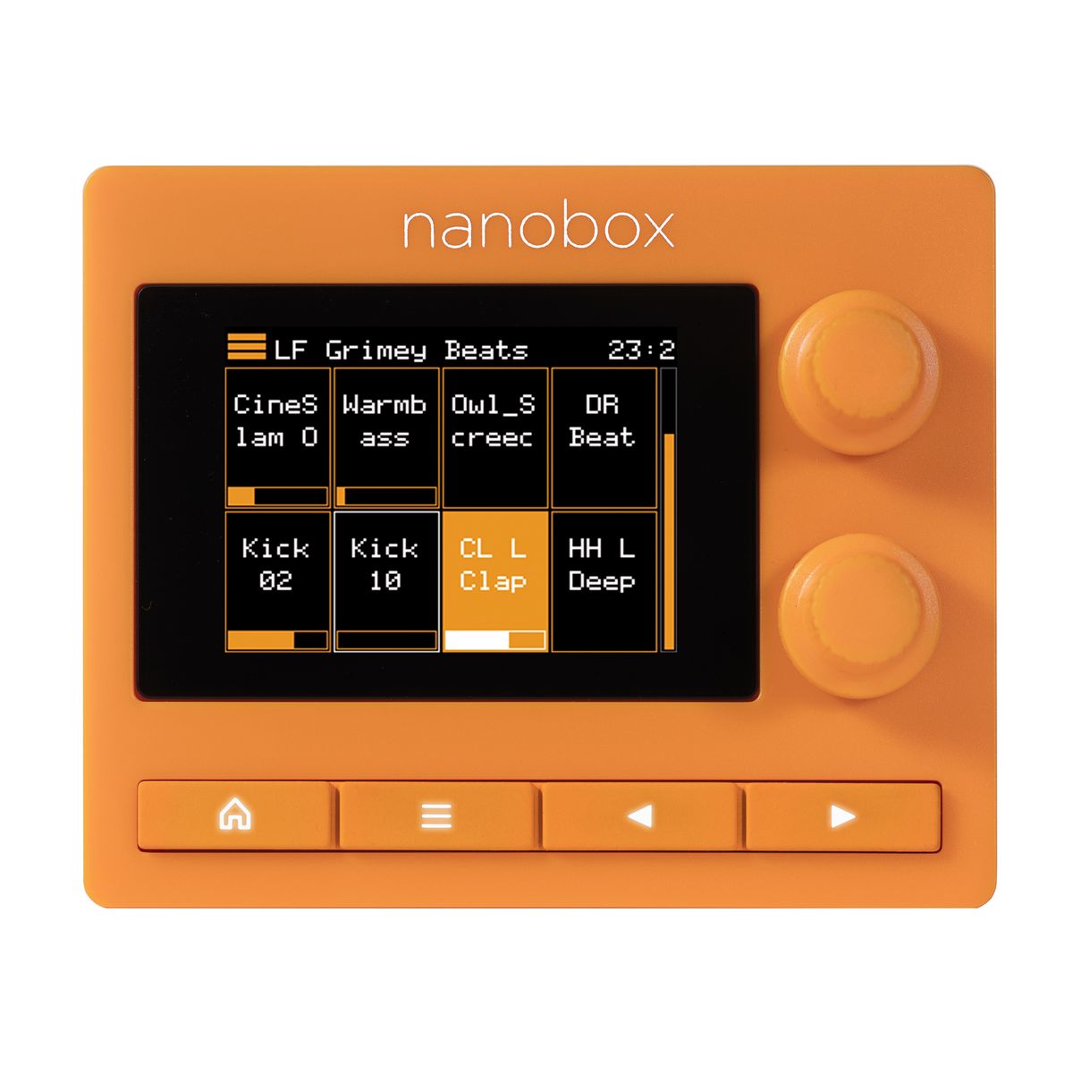 1010music's nanobox tangerine is a cutesy sampler that can fit in your ...