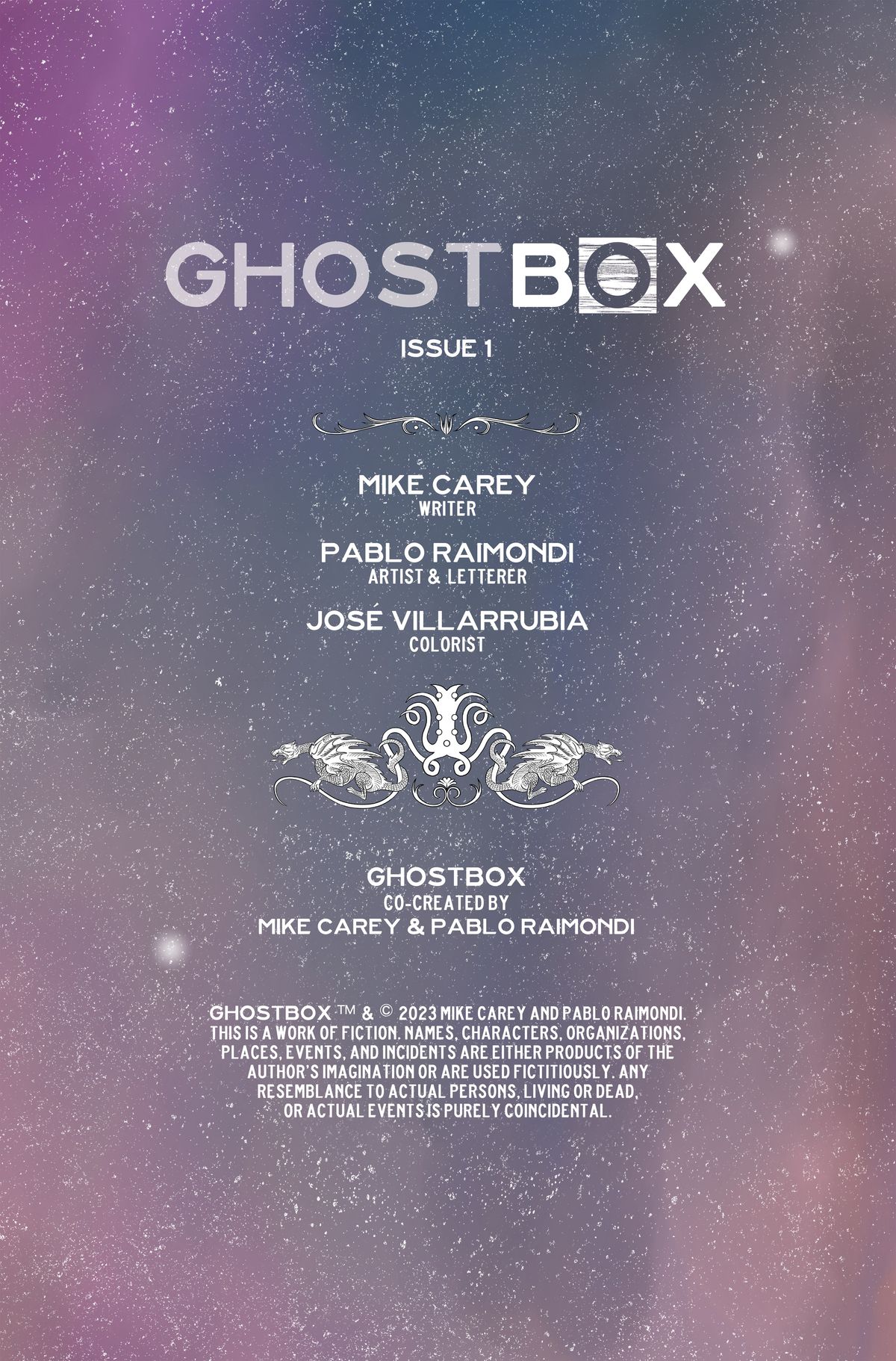 The Girl with All the Gifts and Lucifer writer Mike Carey's new series Ghostbox is a horror ...