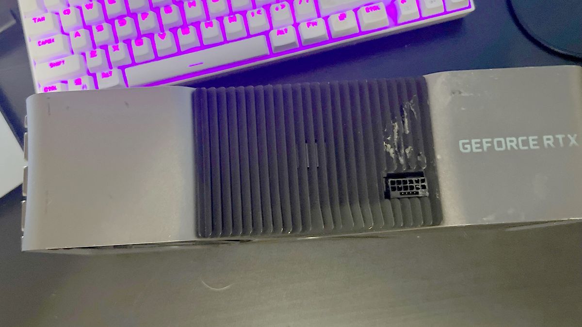 RTX 4090 Ti prototype surfaced in the trash — massive GPU has PCB ...