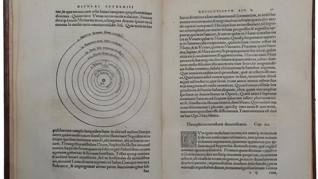 'Perfect' 1st edition of Copernicus' controversial book on astronomy ...