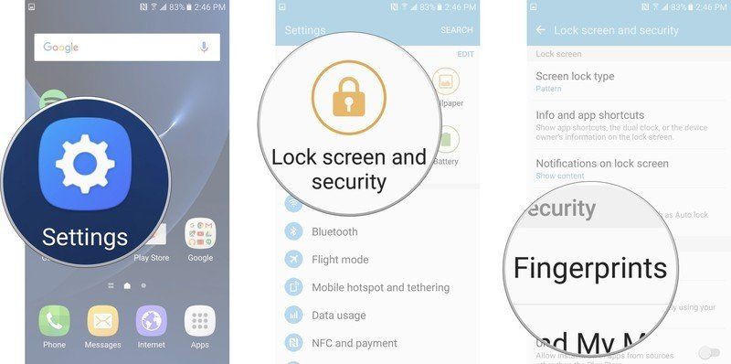 How to use the fingerprint sensor on the Samsung Galaxy S7 | Android ...