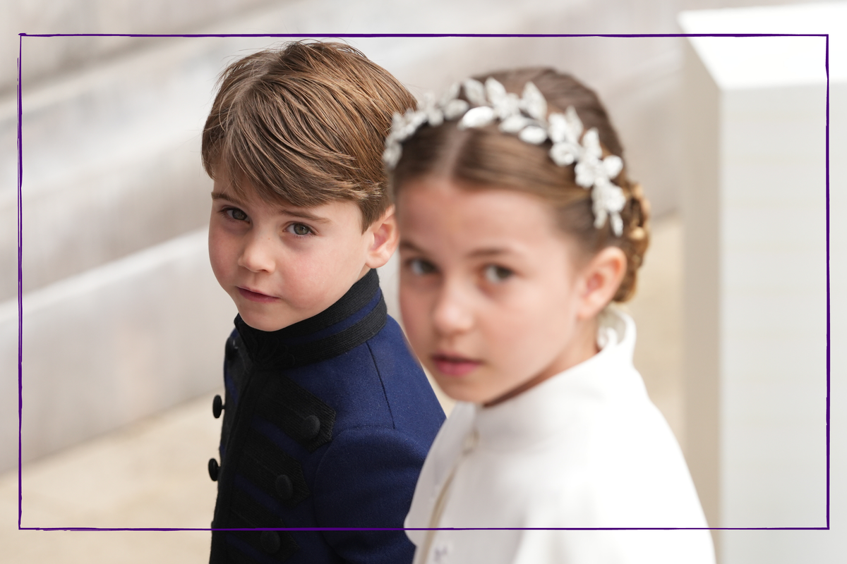 This clip of Prince Louis "protecting" Princess Charlotte is going ...