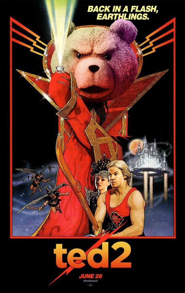 See Ted 2's Awesome Flash Gordon-Inspired Poster | Cinemablend