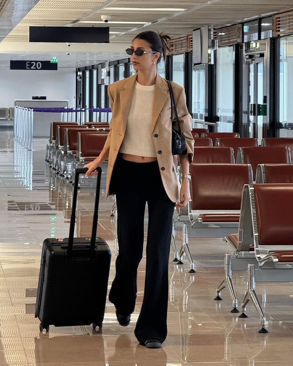 13 Chic Airport Outfits I'm "Borrowing" for My Next Flight | Who What Wear