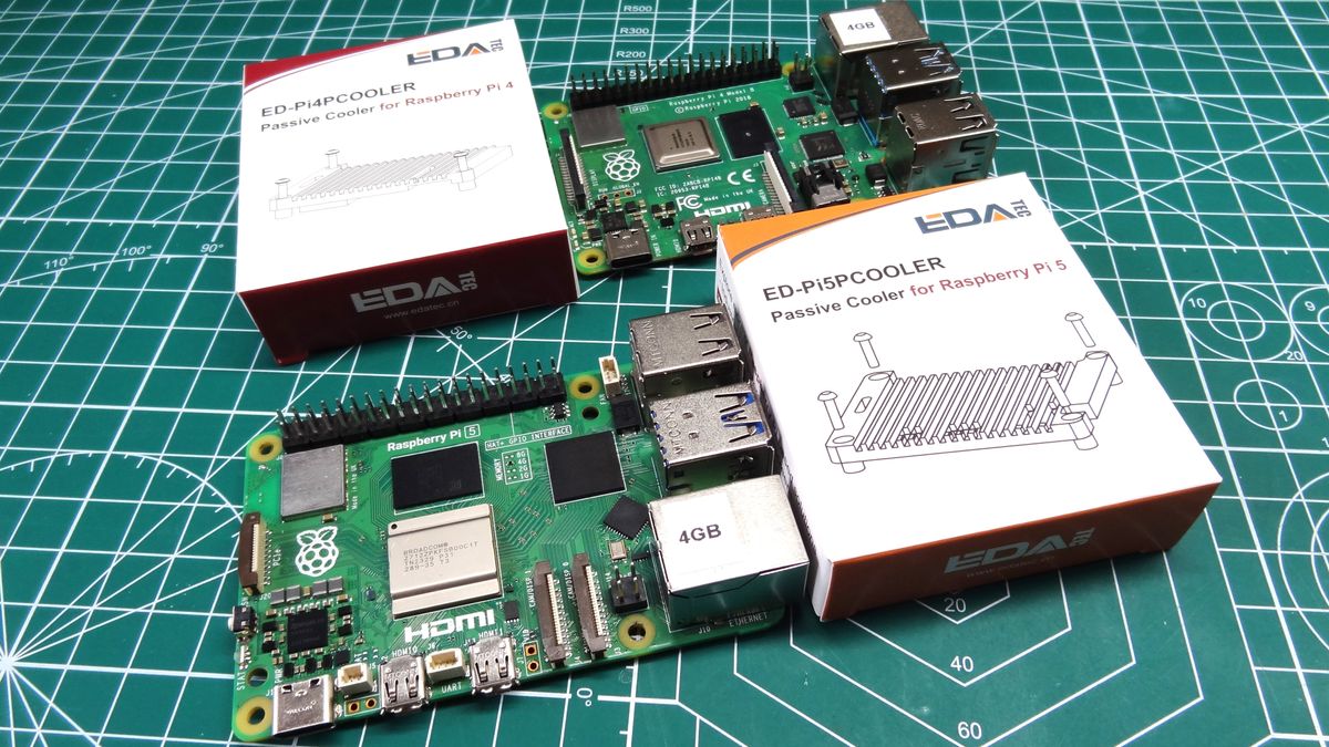 EDATec Passive Coolers for Raspberry Pi 5 and 4 Review: Keeping Cool ...