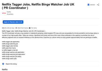 These Netflix job vacancies pay up to £30-an-hour for you to binge ...