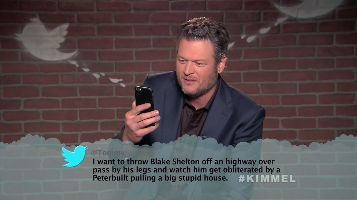 Blake Shelton, Chris Stapleton, other country stars read mean tweets ...