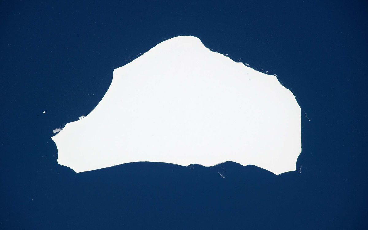 Ancient Ice Spied from the ISS Wallpaper | Space