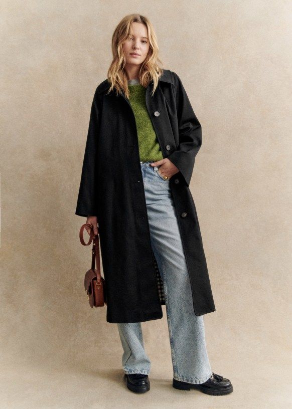 How Sézane's Trench Coat Took French-Girl Layering Worldwide | Marie Claire