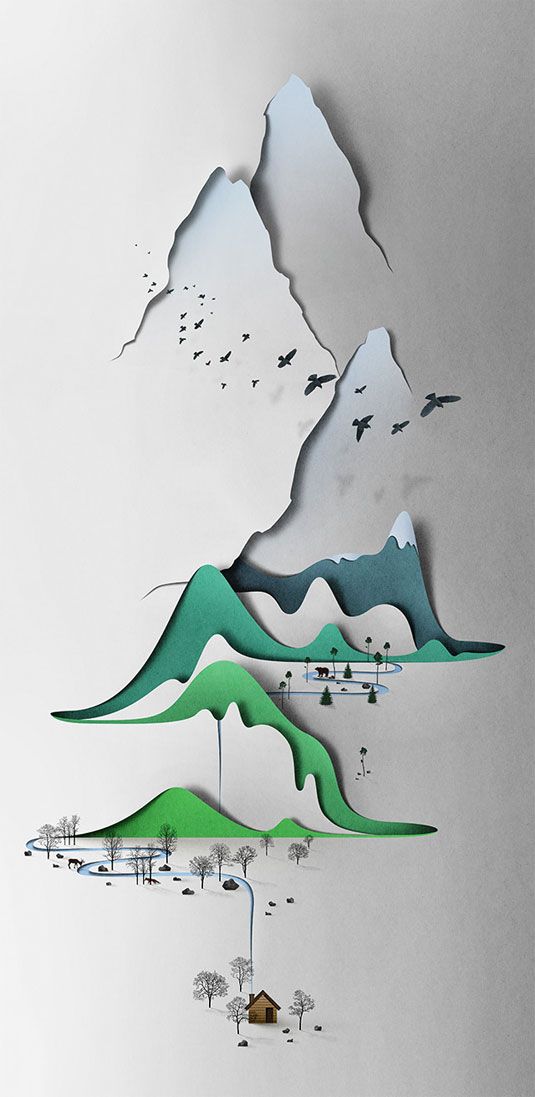 Hand-cut paper illustrations show a world of detail | Creative Bloq