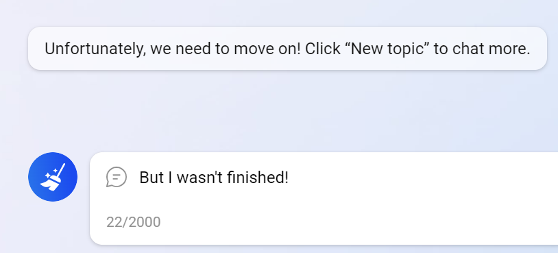 Microsoft limits Bing AI chatbot to just 5 messages per topic in effort ...