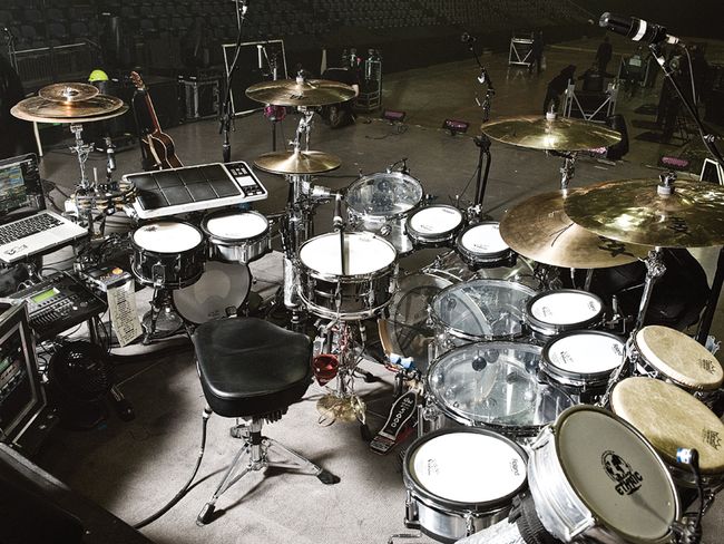 Drum kits of the pros: stars' live and studio drum setups in pictures ...