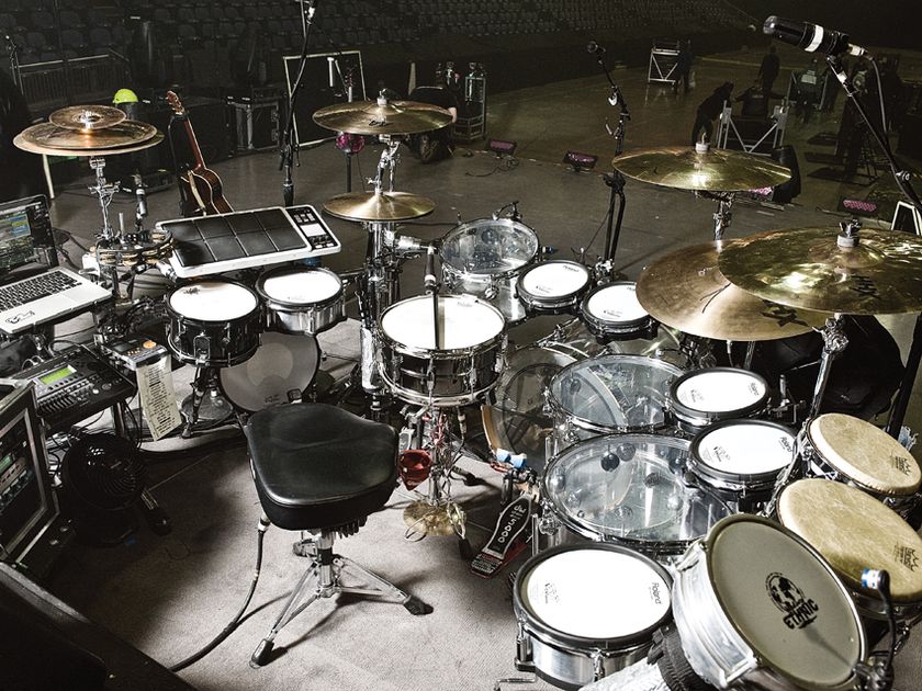 Drum kits of the pros: stars' live and studio drum setups in pictures ...