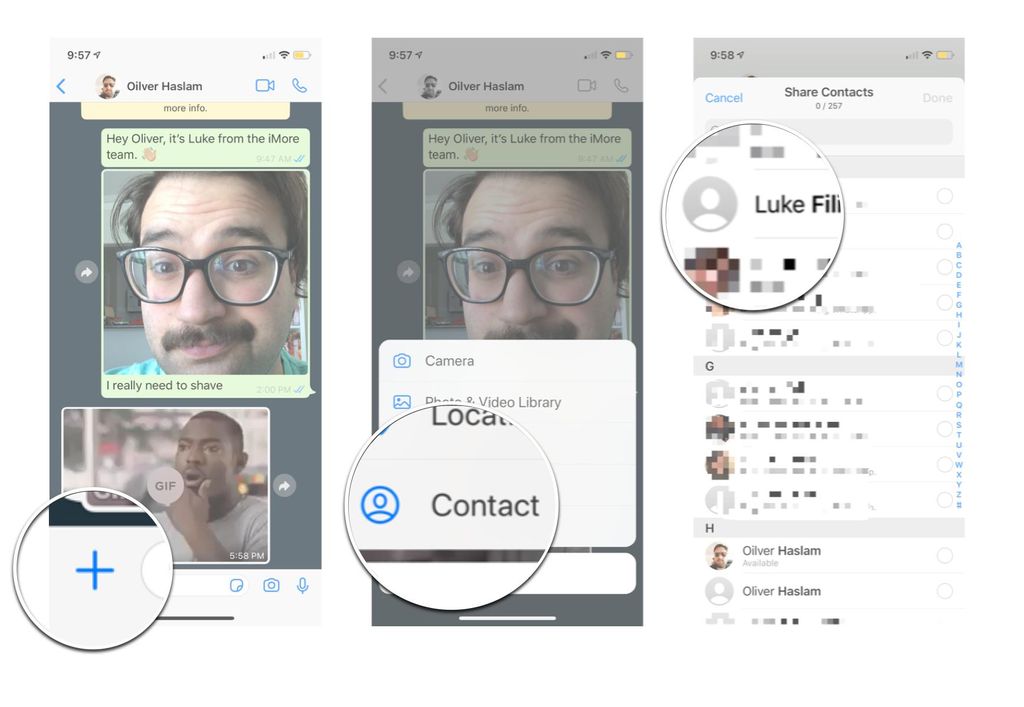 How to send photos, video, and other media in WhatsApp for iPhone | iMore
