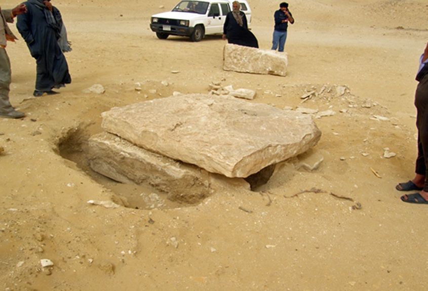 How 2 Massive Carvings Found Near Egypt Pyramid Were Rescued from ...