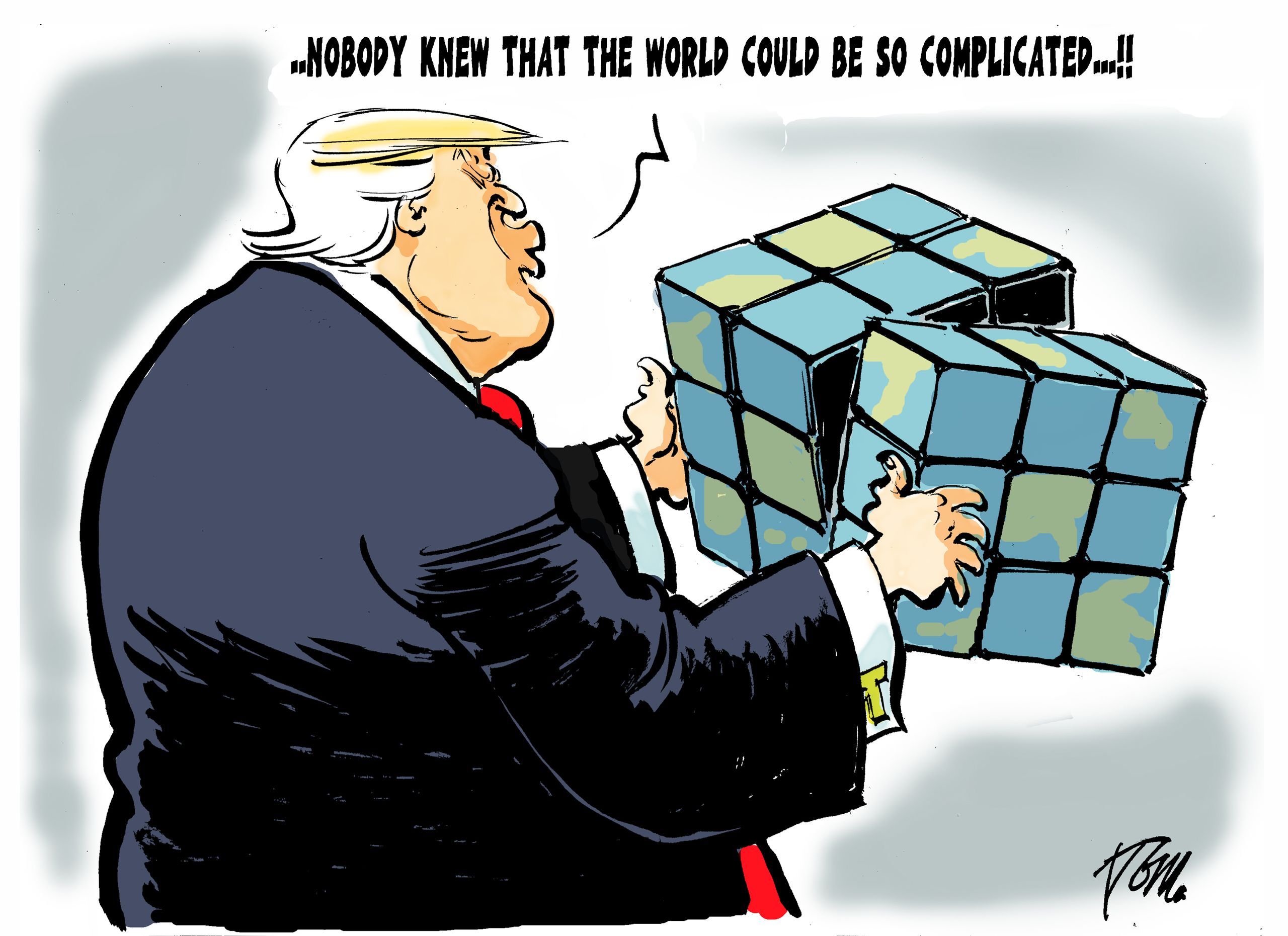Political Cartoon U.S. Trump World Government Foreign Policy | The Week